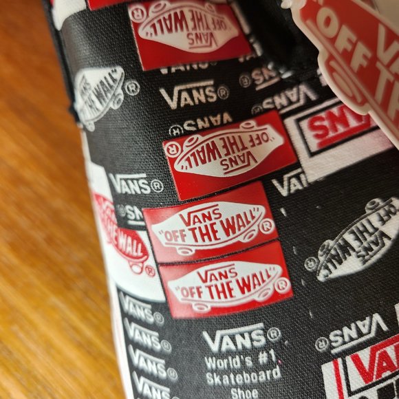 Vans | Shoes | Nwt Vans Classic Slipon Label Mix Black True White Men 6 ...
